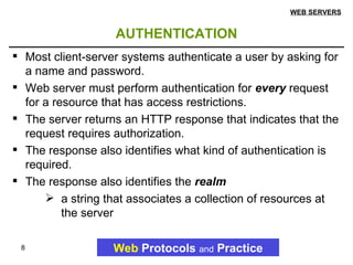 Web Servers (ppt) | PPT