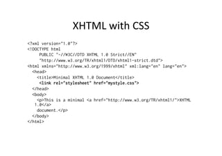 Introduction to Web Standards | PDF