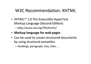 Introduction to Web Standards | PDF