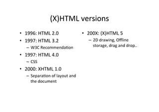 Introduction to Web Standards | PDF