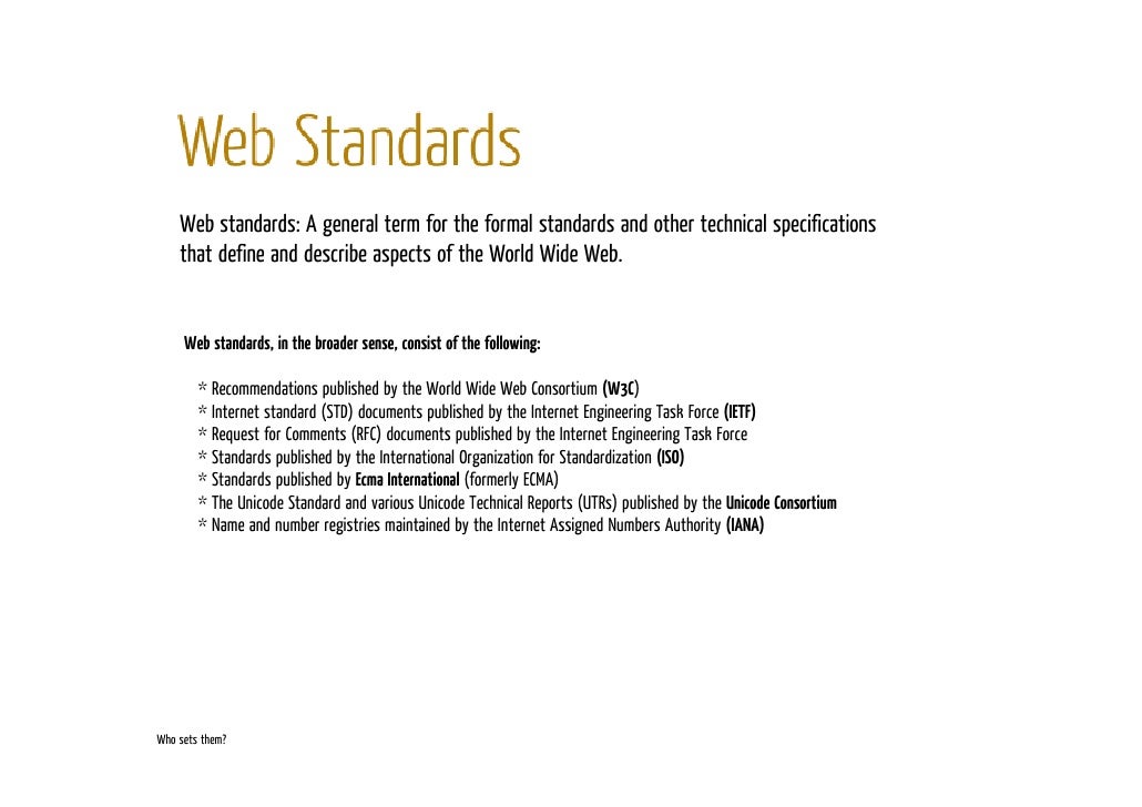 Web standards-presentation-21092009