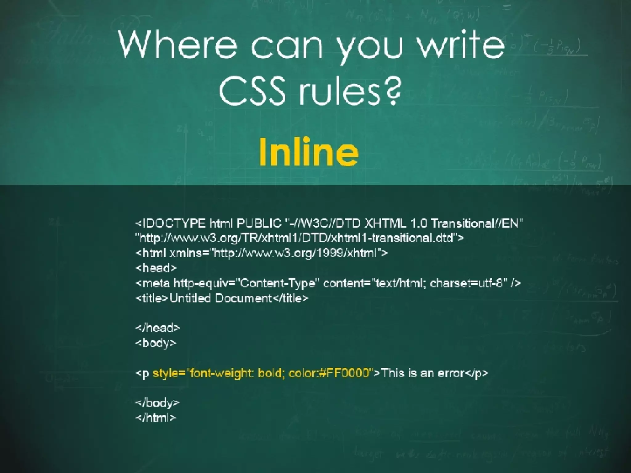 Web Standards Presentation - CSS | PPT