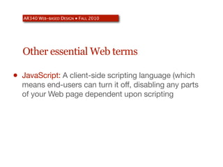 Web Terms | PDF