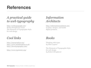 Web typography | PDF