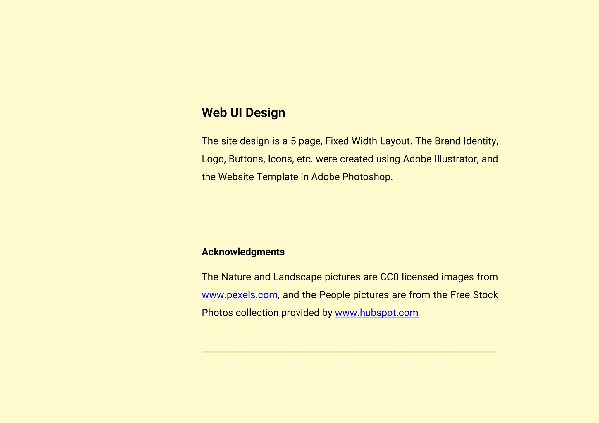 Web UI Design Project-01 | PPT