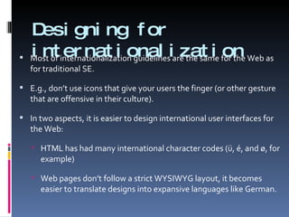 Web Usability International Design | PPT