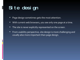Web Usability Site Design | PPT
