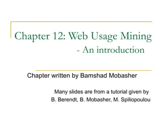 Web usage-mining | PPT