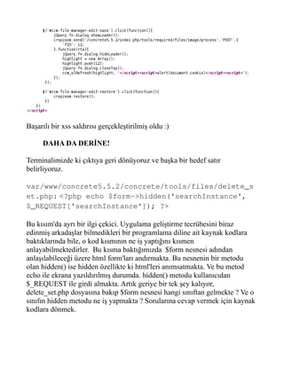 Web Uygulamalarında Kaynak Kod Analizi - 1 | PDF