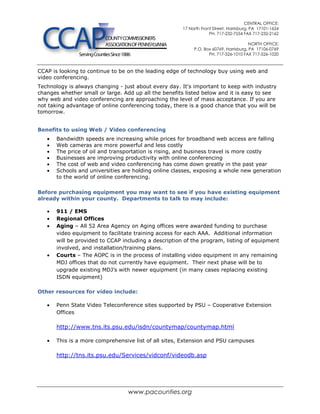 Web Video conferencing document | PDF