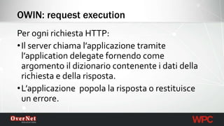 Applicazioni web con ASP.NET Owin e Katana | PPT