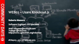 Usare Knockout JS | PPTX