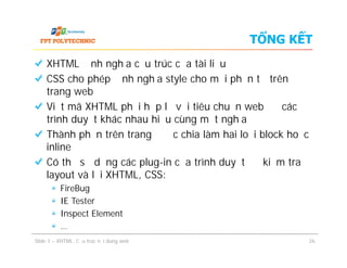 Slide 1 - Thiết kế Web cơ bản | PDF