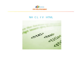 Slide 1 - Thiết kế Web cơ bản | PDF
