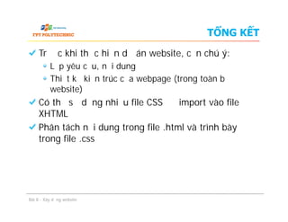 Slide 8 - Thiết kế Web cơ bản | PDF