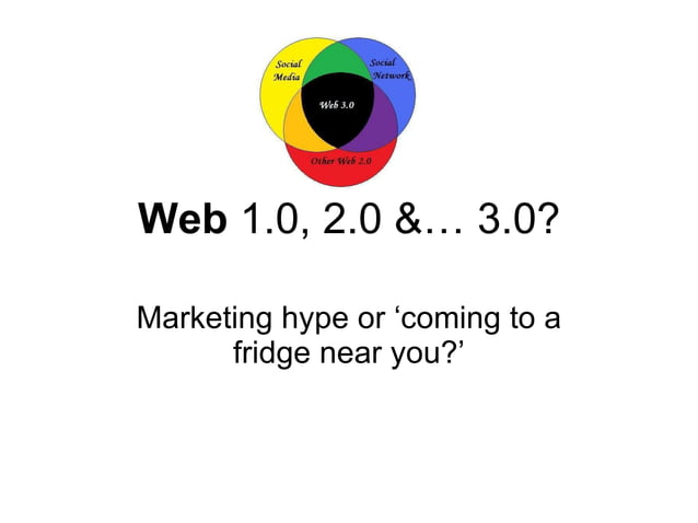 Web 1 2 3 | PPT