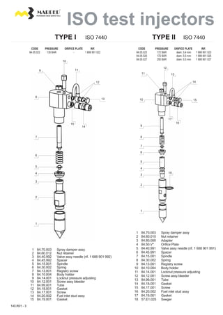 Discover how to arrange the test bench for the different diesel fuel ...