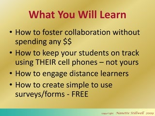 Engaged Learning Using Web 2.0 Technologies | PPT