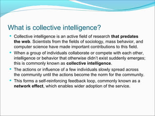 Web 2.0 Collective Intelligence - How to use collective intelligence ...