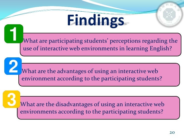 Web 2.0 in learning english. the student perspective ppt by alice