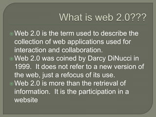 Web 2.0 presentation | PPTX