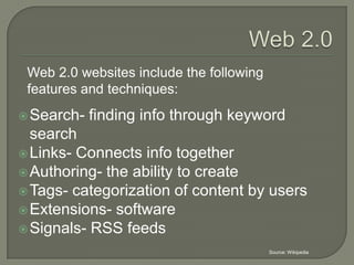 Web 2.0 presentation | PPTX