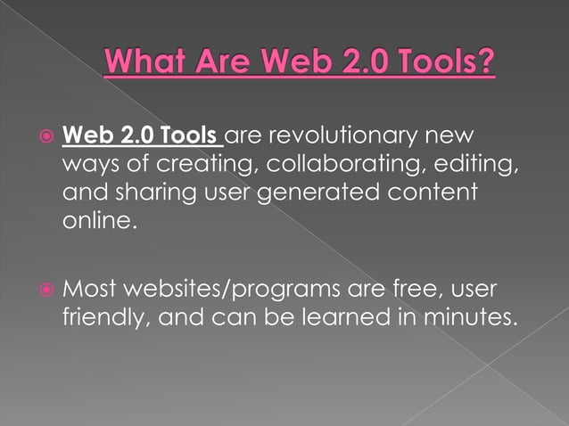 Web 2.0 presentation | PPT