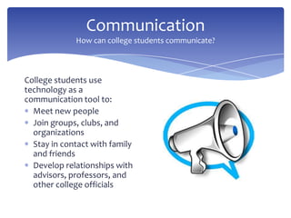 Web 2.0 tools for college students | PPT
