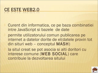 Web2.0 - tutorial si exemple | PPT