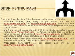 Web2.0 - tutorial si exemple | PPT