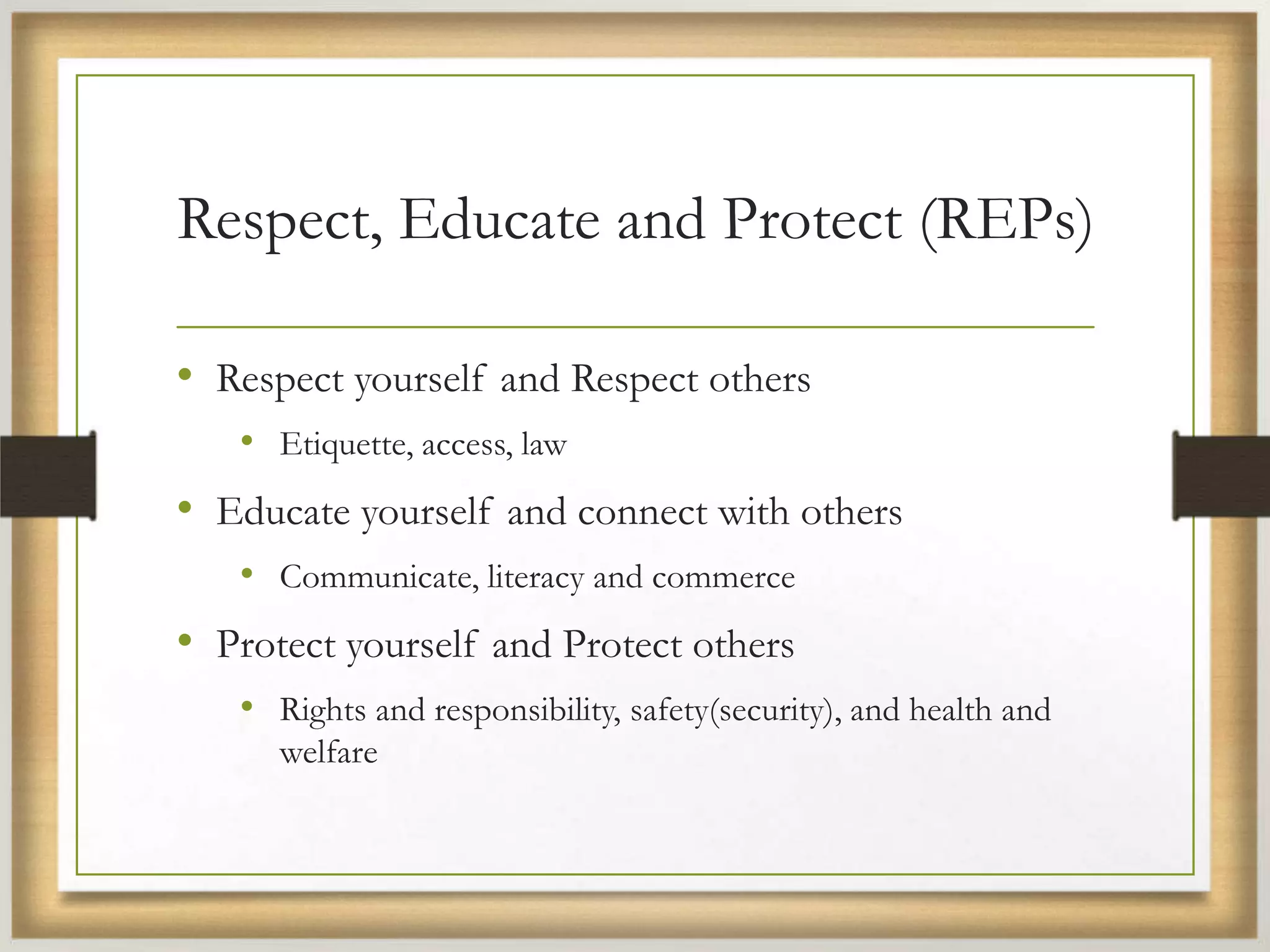 Safety and Responsibilty Online | PPTX