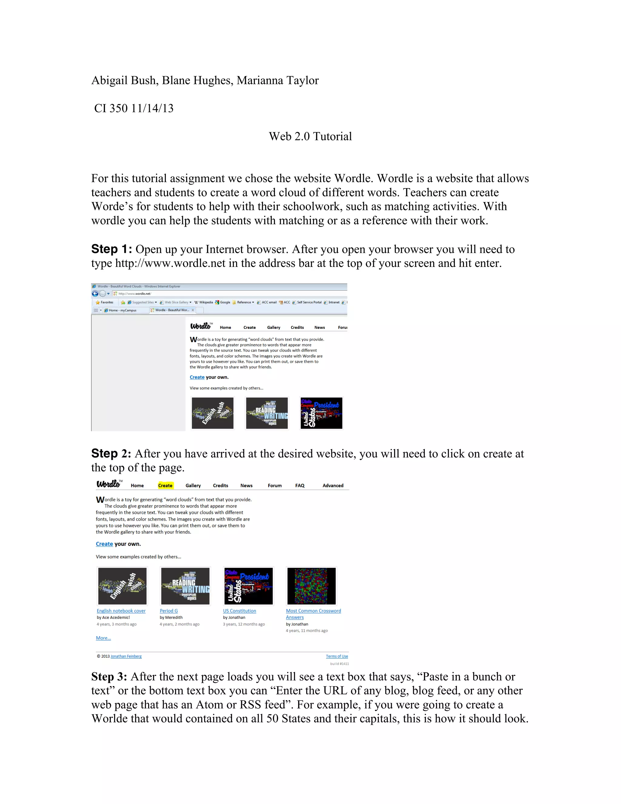 Web2.0 tutorial | PDF