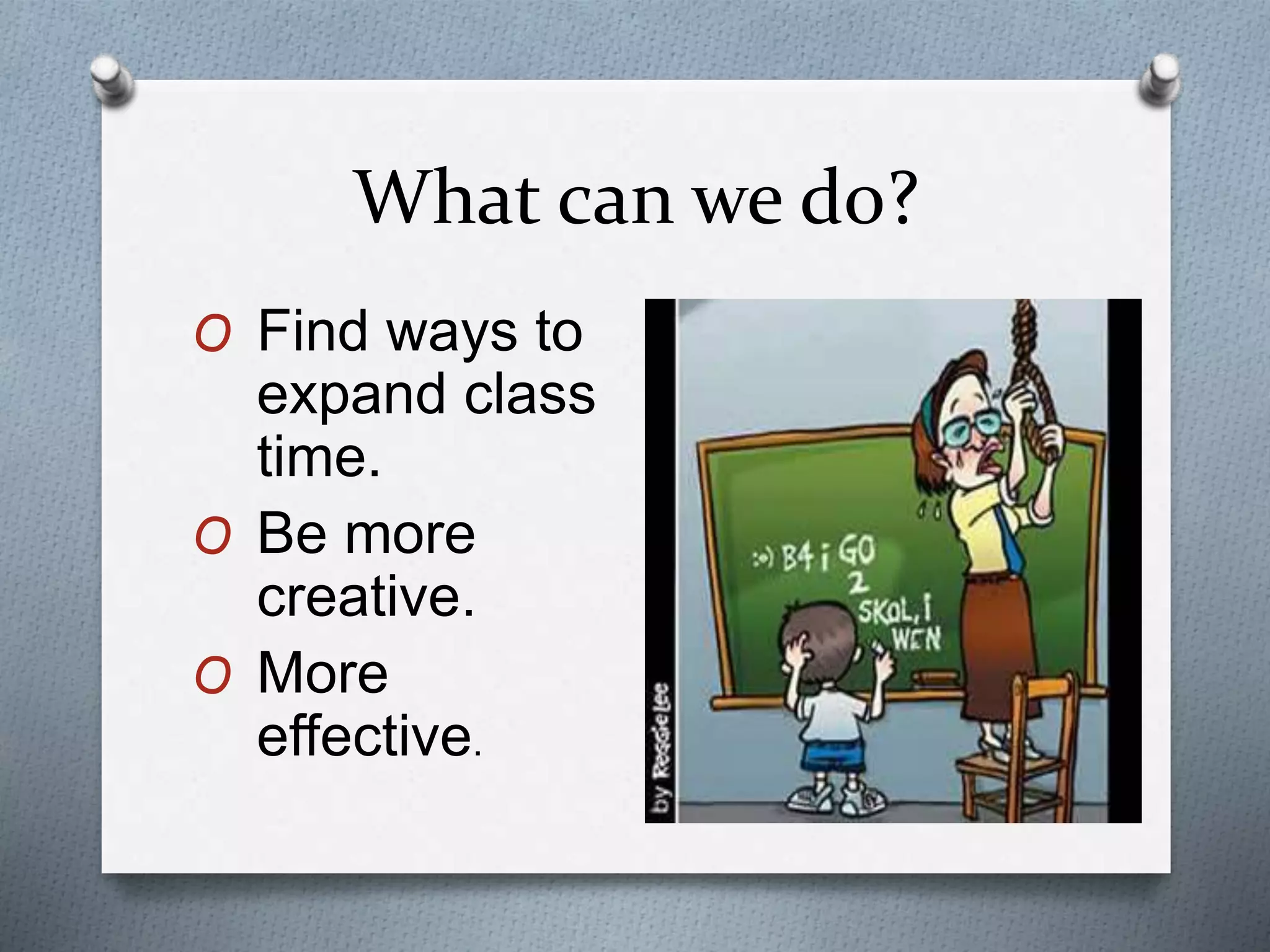 Web 2.0 to expand 90 minutes class | PPT