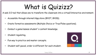 Web 2.0 tool how to create an assessment in quizizz | PPT