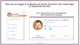 Web 2.0 tool how to create an assessment in quizizz | PPTX