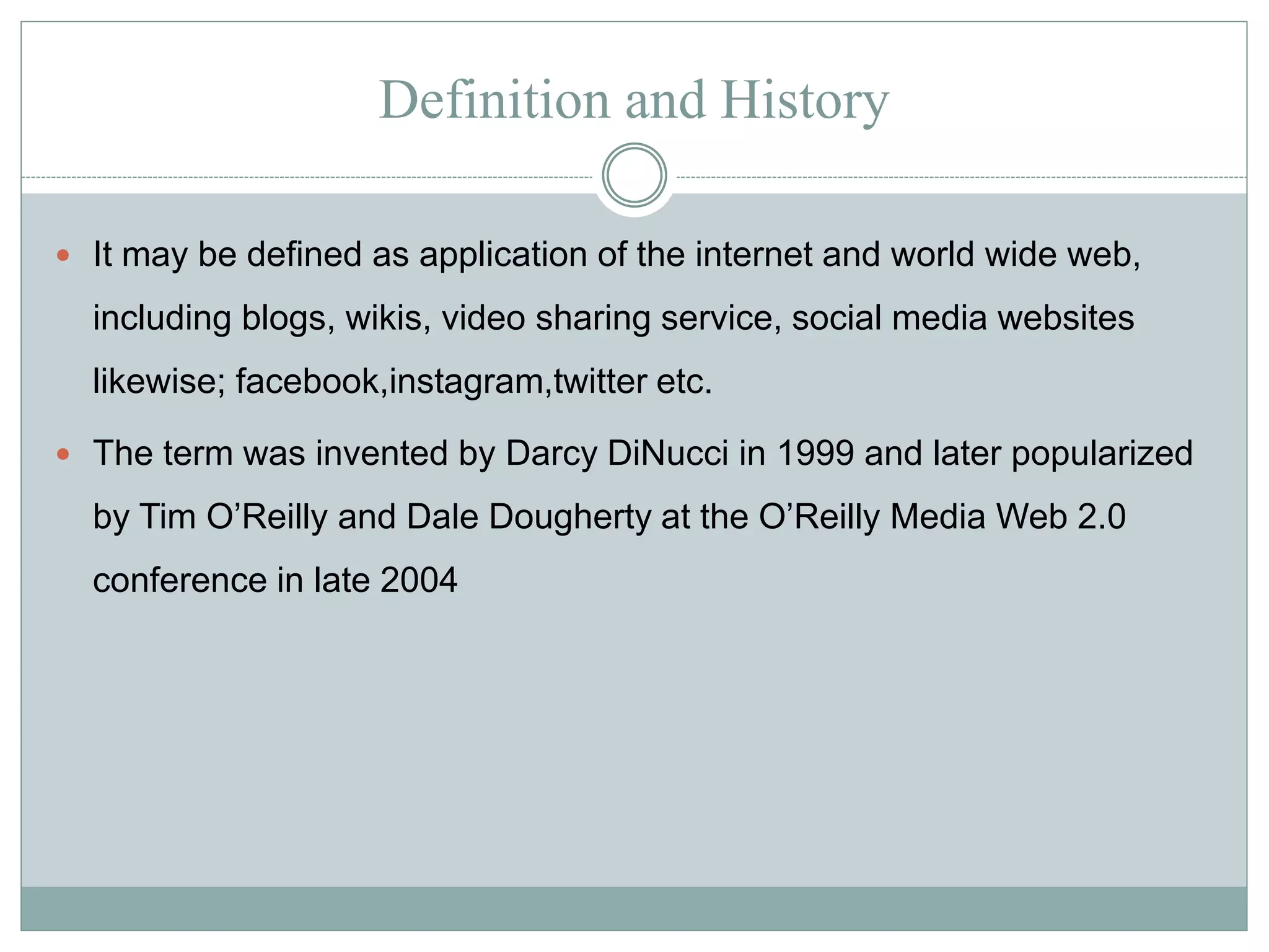 Web 2.0 neeraj panghal | PPTX | Web Development | Internet