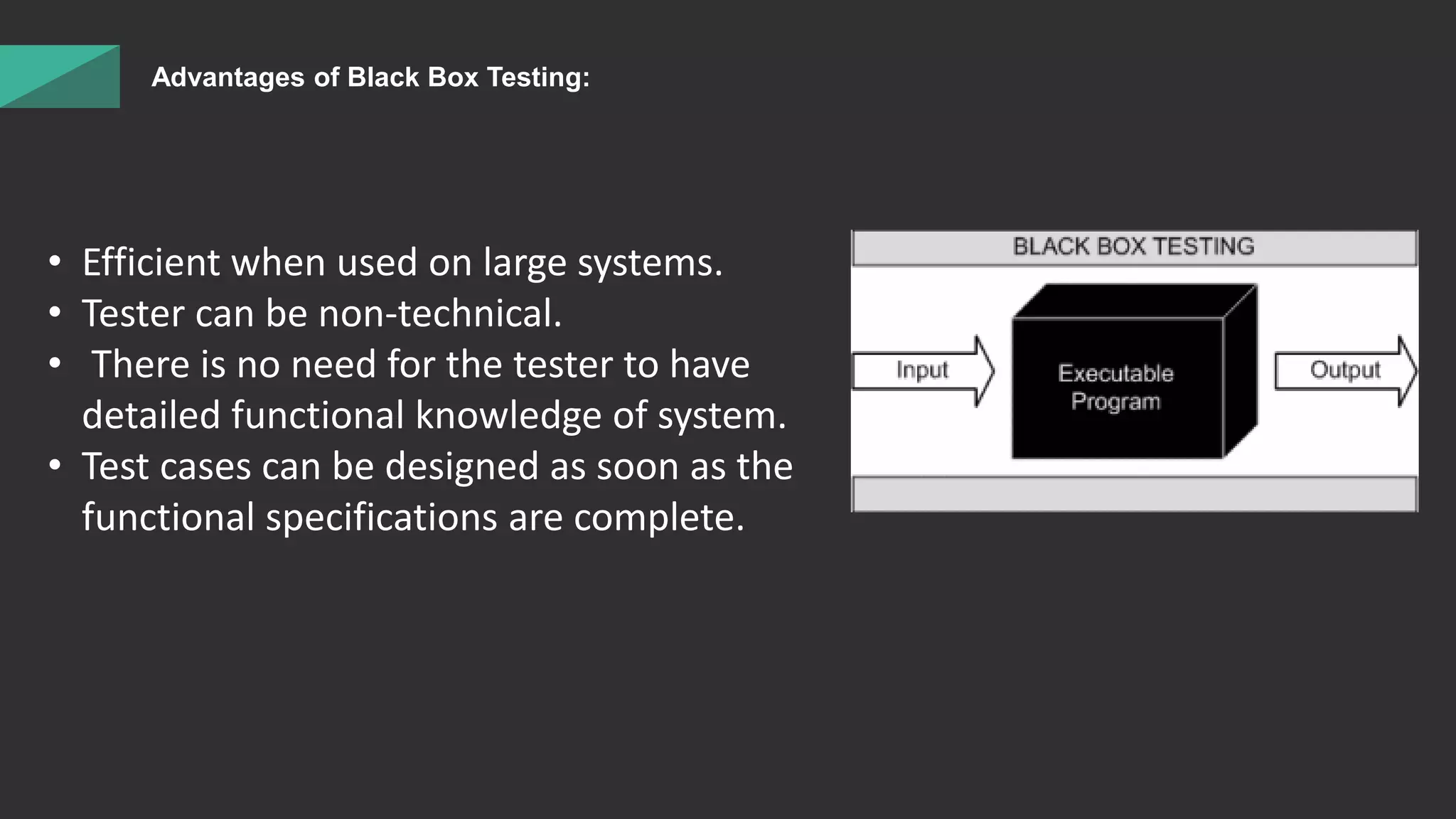 Black box testing | PPTX