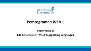 File Structure, HTML & Supporting Languages.pptx