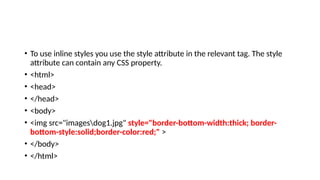 web designing and development part (two) | PPT