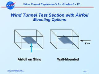 wind tunnel experiments for grades NASA.ppt