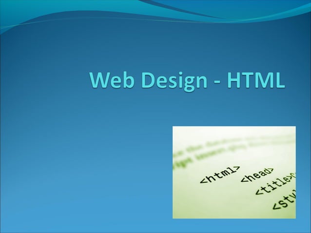 Higher Computing Science HTML | PPT