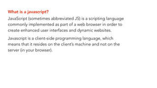 Intro to jQuery | PPT