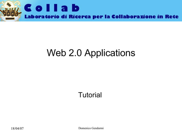 Web2.0 Applications | PPT