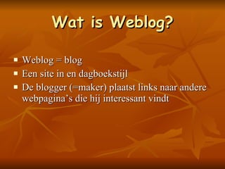 Web2.0 Blog | PPT
