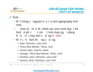 BÀI 1 Giới thiệu những khía cạnh tổng quan về thiết kế web - Giáo trình ...