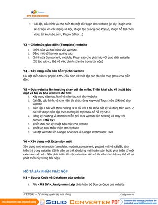 Web2032 assignment | PDF