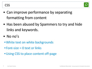 Web 2.0, AJAX and CSS - SMX East 2008 | PPT