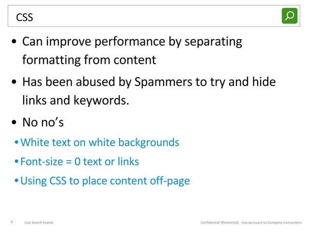 Web 2.0, AJAX and CSS - SMX East 2008 | PPT