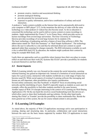 Web20 Elearning | PDF | Web Development | Internet