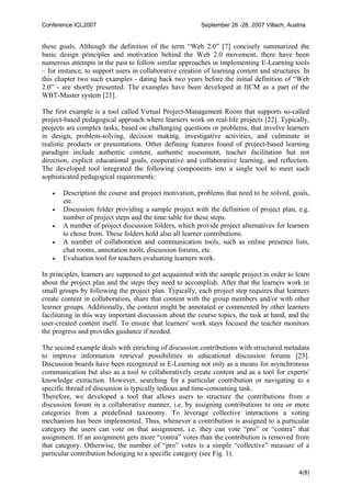 Web20 Elearning | PDF | Web Development | Internet